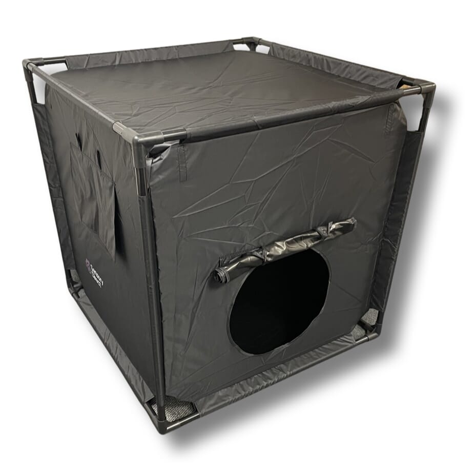 Sensory dark den cube tent