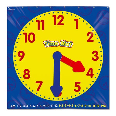 Educational Toys | Life Skills | Telling The Time – Time Activity Mat