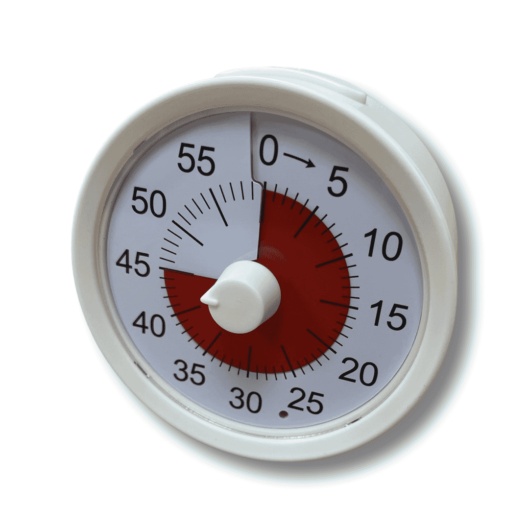 Shop Round 60 Minute Visual Desk Top Timer | Sensory Direct